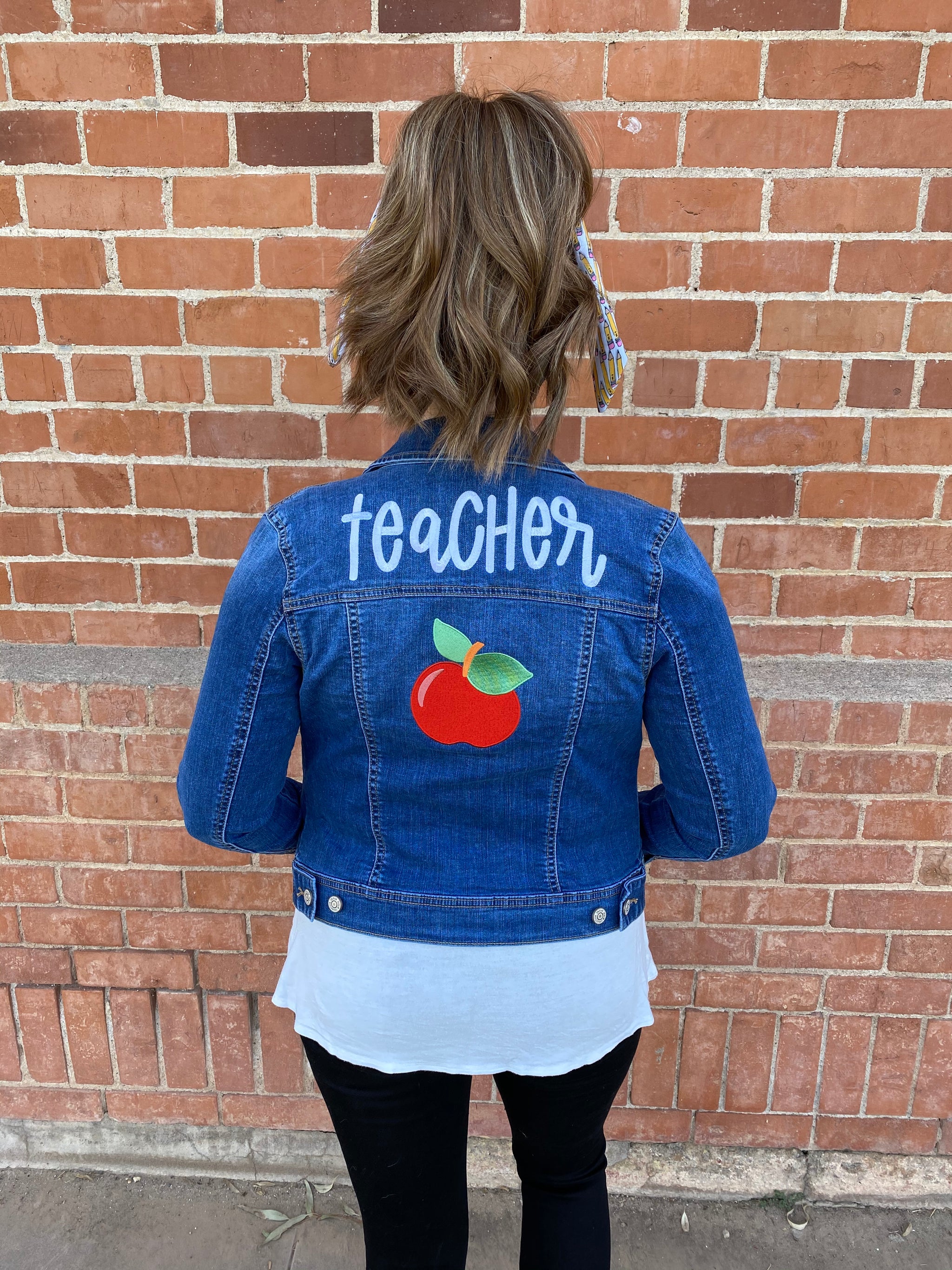 The Teacher Jean Jacket – Teaching Joys Shop