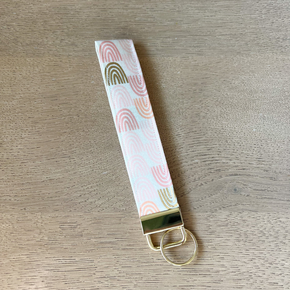 Pink Boho Rainbow Key Fob – Teaching Joys Shop